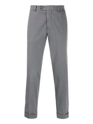 Brunello Cucinelli Mid-rise Slim Chinos - Grey