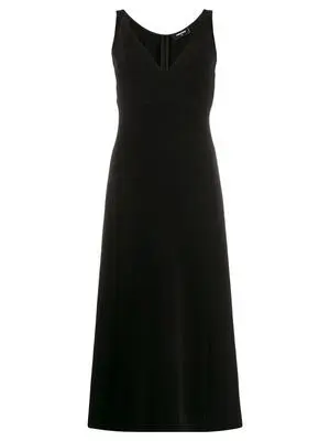 Dsquared2 Sleeveless Midi Dress - Black
