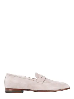 SCAROSSO Marzio Almond Toe Loafers - Grey