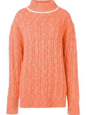 CASHMERE IN LOVE Cashmere In Love Cable Knit Sweater