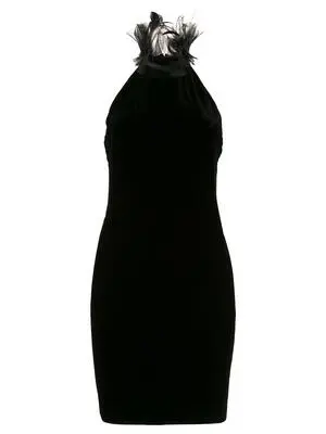 Ralph Lauren Halterneck Mini Dress - Black