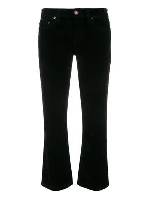 SAINT LAURENT Cropped Fitted Jeans