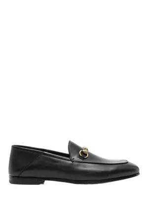 Gucci Horsebit Leather Loafers - Black