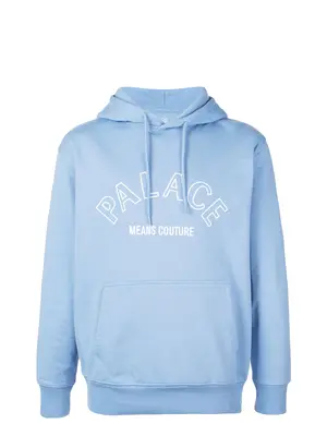 PALACE Couture Logo-print Hoodie - Blue