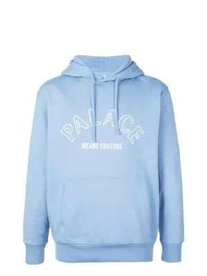 PALACE Couture Logo-print Hoodie - Blue