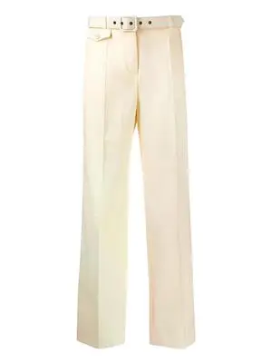 Givenchy Belted Straight Trousers - Neutrals