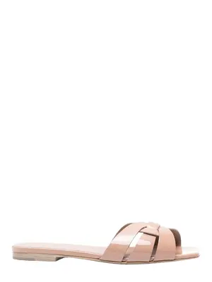 Saint Laurent Tribute Flat Sandals - Pink