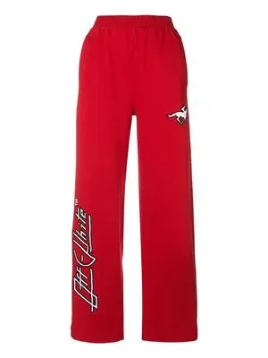 Off-White High-waisted Track Trousers - Red