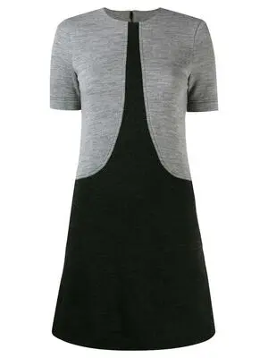 Givenchy Two-tone T-shirt Dress - Black