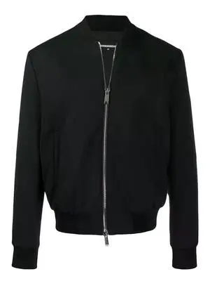 Dsquared2 Art Print Bomber Jacket - Black