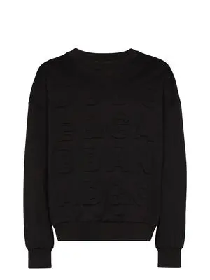 Dolce & Gabbana Embroidered Logo Sweatshirt - Black