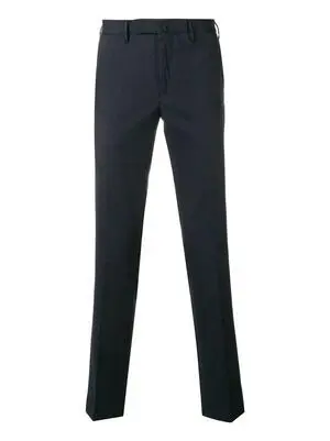 Incotex Micro Pattern Slim-fit Trousers - Blue