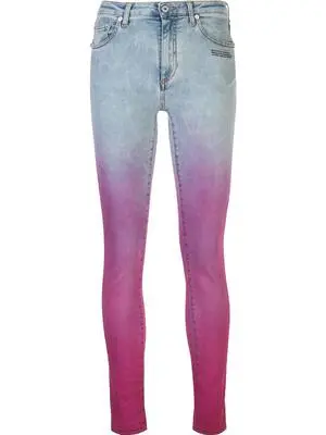 OFF-WHITE Faded Skinny Jeans