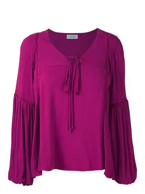 OLYMPIAH Hagia Wide Sleeves Blouse - Pink