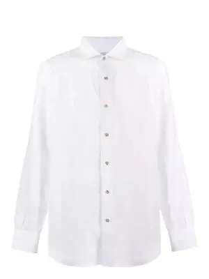 MAZZARELLI French Collar Regular Fit Shirt - White