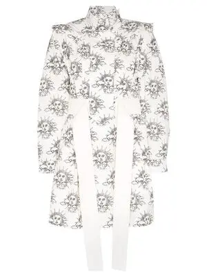 Stella McCartney Sun-print Mini Dress - Black