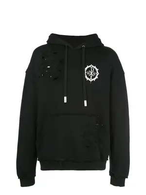 HACULLA. Poison Drop-shoulder Hoody - Black