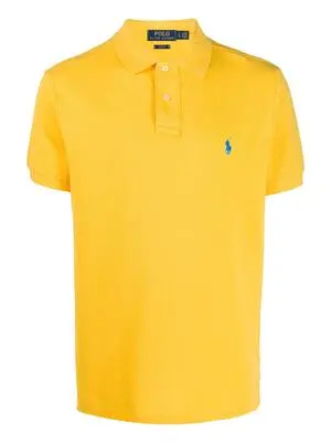 Polo Ralph Lauren Embroidered Logo Polo Shirt - Yellow