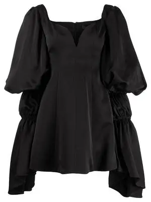 ELLERY Flared Mini Dress - Black