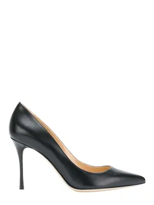 SERGIO ROSSI 90mm Godiva Snake-effect Pumps - Black