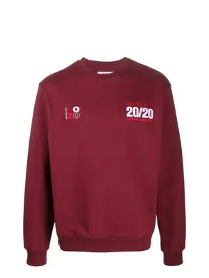 Martine Rose Logo-embroidered Sweatshirt - Red