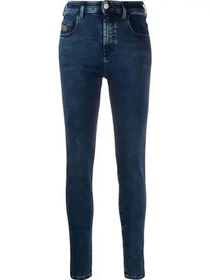 DIESEL® Super Skinny High-waisted Jeans - Blue