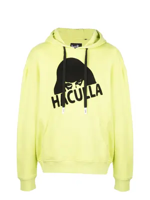 HACULLA. Gloss Drop Shoulder Hoodie - Green