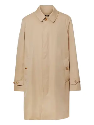 Burberry Cotton Gabardine Car Coat - Brown