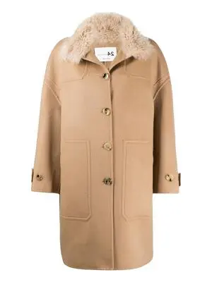 MANZONI 24 Single-breasted Coat - Neutrals