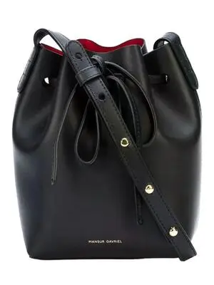 MANSUR GAVRIEL Mini Mini Bucket Bag - Black