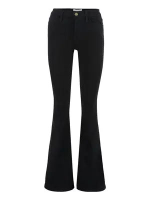 FRAME Le High Flare Jeans - Black