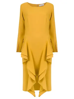 OLYMPIAH Chipre Midi Dress - Yellow