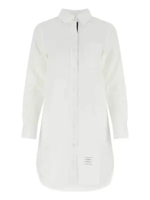 THOM BROWNE Thom Browne Poplin Shirt Dress