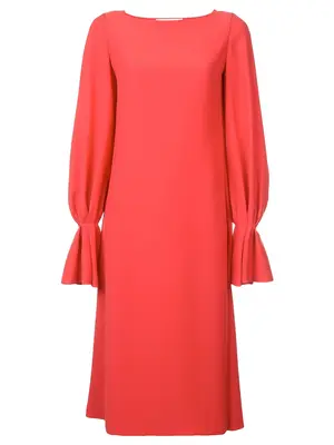 CAROLINA HERRERA Carolina Herrera Long Sleeve Loose Dress