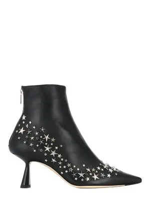 JIMMY CHOO Kix Star-embellished Ankle Boots - Black