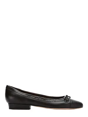STUDIO CHOFAKIAN Leather Ballerinas - Black