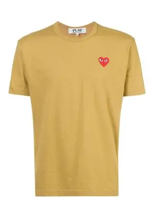 PLAY COMME DES GARCON Heart Application T-shirt