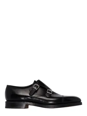 John Lobb William Monk Shoes - Black