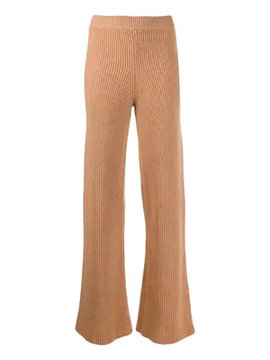 Cashmere In Love Cortina Flared Trousers - Neutrals