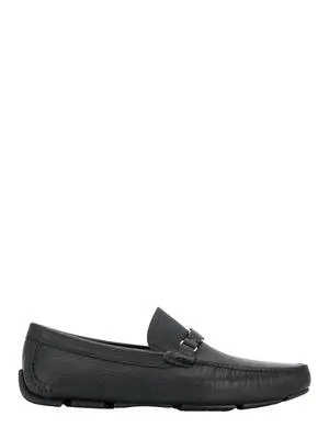 FERRAGAMO Vara Buckle Driving Shoes - Black