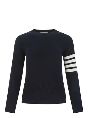 Thom Browne 4-bar Classic Sweater - Blue