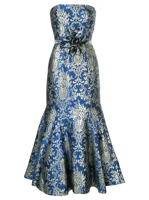 BAMBAH Bluestar Midi Dress - Blue