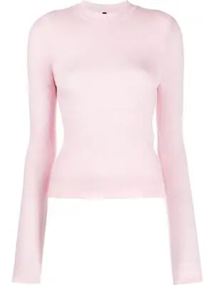 BEN TAVERNITI UNRAVEL PROJECT Destroyed Detail Jumper - Pink