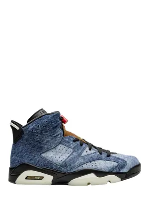 JORDAN 6 Washed Denim Sneakers - Blue