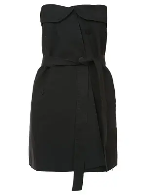 BEN TAVERNITI UNRAVEL PROJECT Strapless Belted Mini Dress