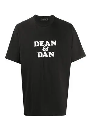 Dsquared2 Dean & Dan Print T-shirt - Black