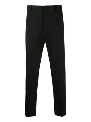 Dolce & Gabbana Tapered Tailored Ankle Grazer Trousers - Black