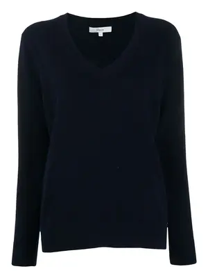 Vince Weekend V-neck Jumper - Blue