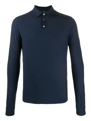 ZANONE Long Sleeve Polo Shirt