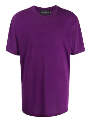 YUIKI SHIMOJI Yuiki Shimoji Short-Sleeve T-Shirt Purple